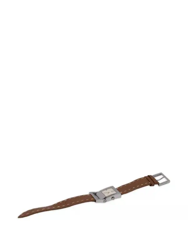 Fendi 35mm Leather-strap Watch