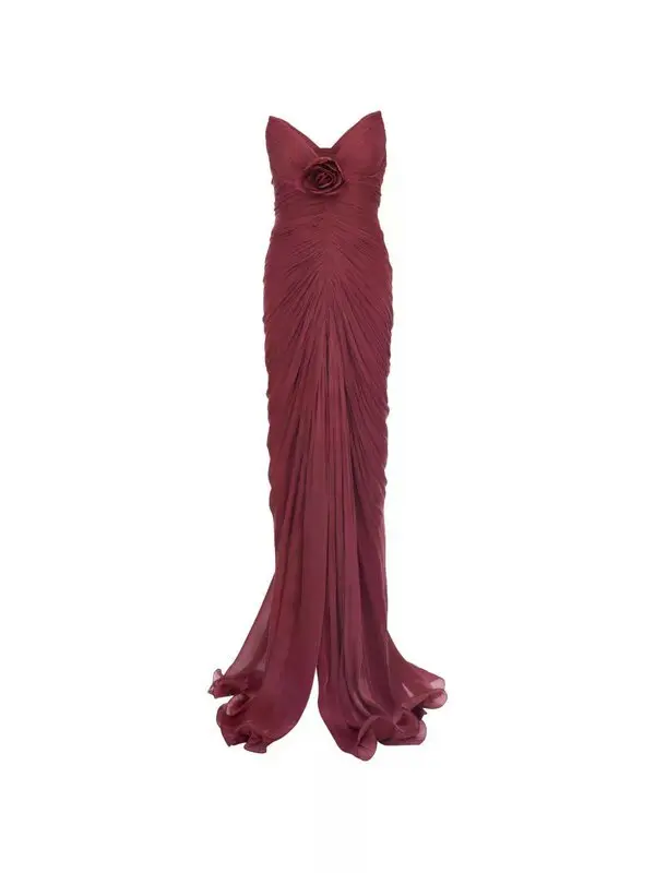 ANA RADU Crimson Rose Dress - Red