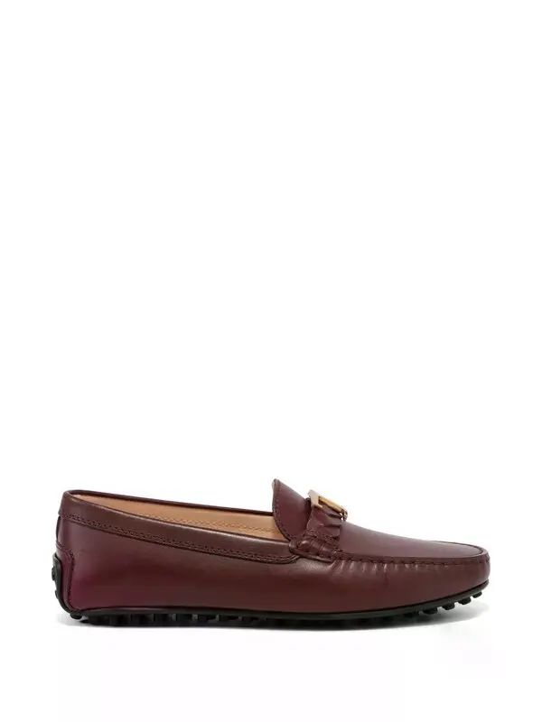 TOD'S Logo-detail Loafers - Brown