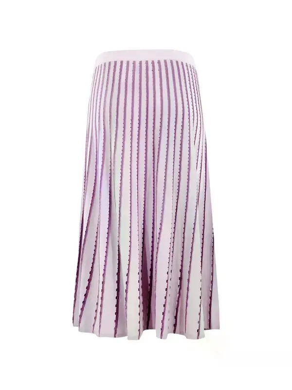 CHRISTY LYNN Pinstripe-pattern Skirt