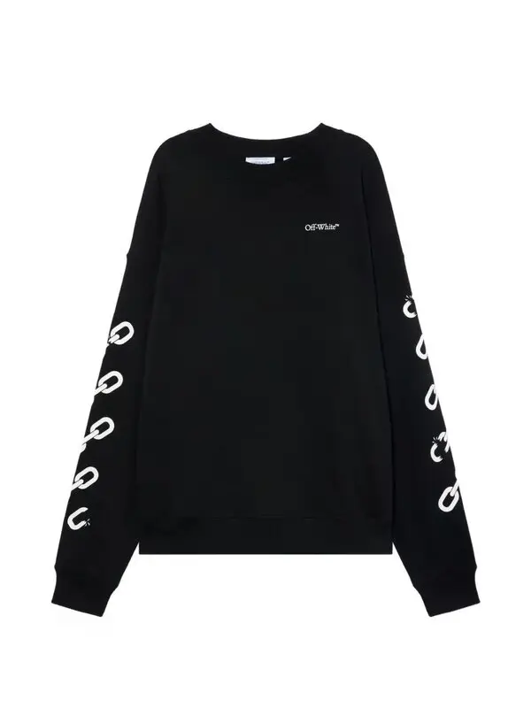 Off-White Chain Arrow Skate Sweatshirt - Black