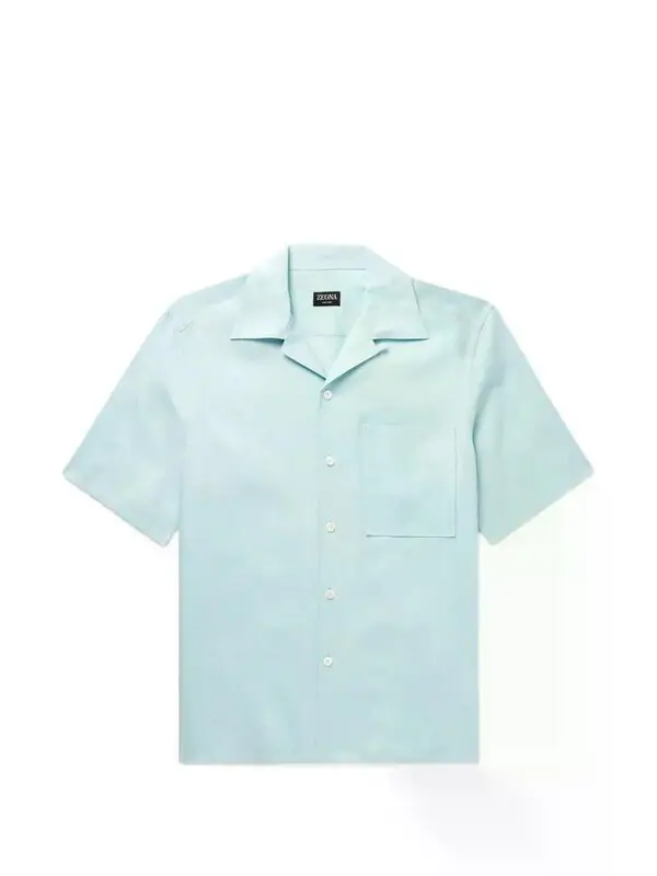 Zegna Pocket Shirt - Blue