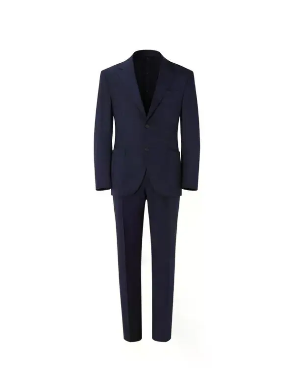 LARDINI Notched-lapel Suit - Blue