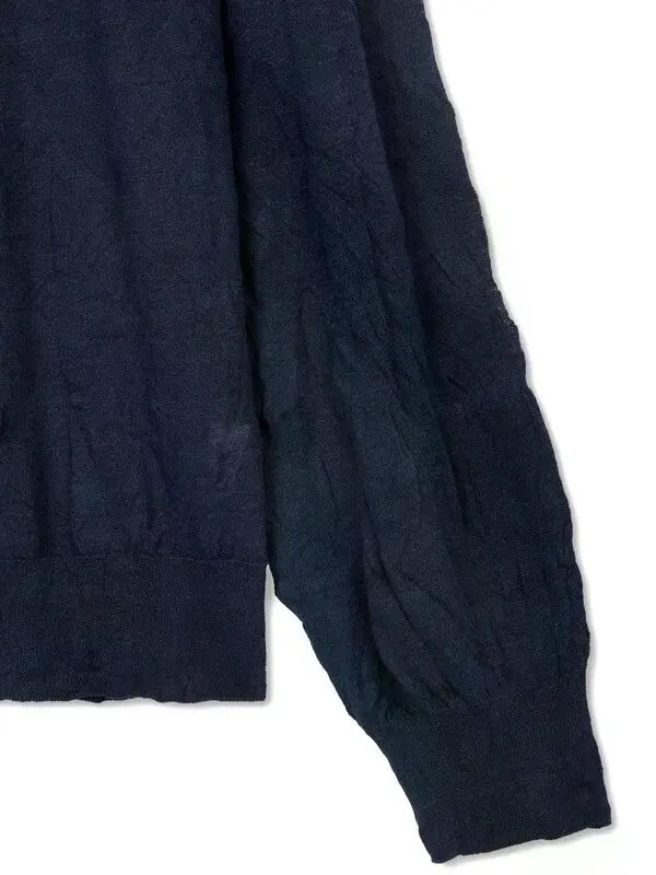 STUDIO TOMBOY Round-neck Cardigan - Blue