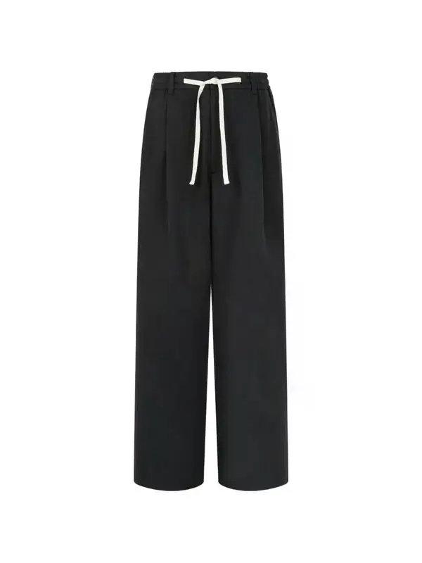 STUDIO TOMBOY Drawstring-waist Trousers - Black