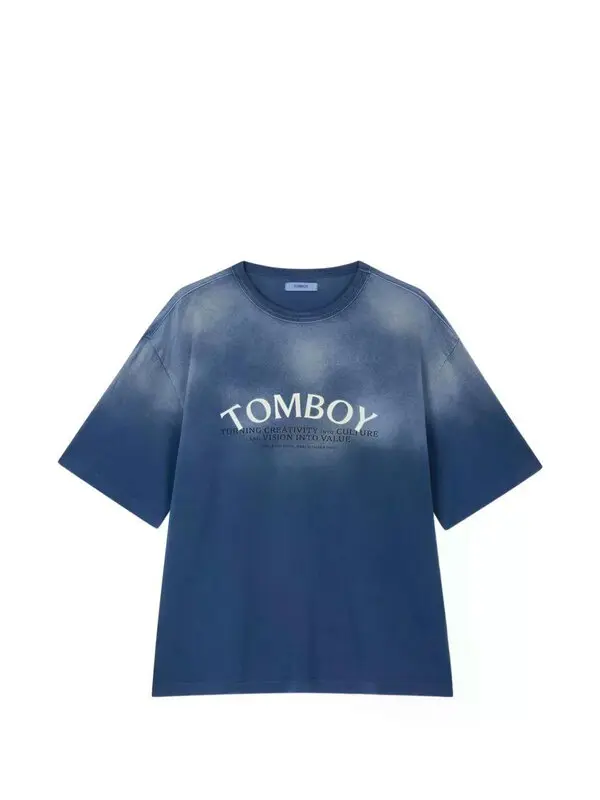 STUDIO TOMBOY Washed T-shirt - Blue