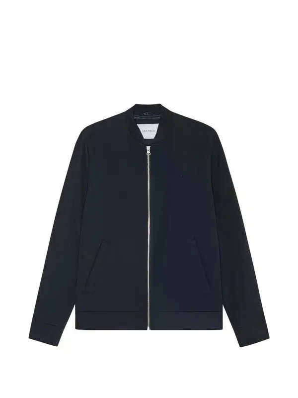 LES DEUX Como Embroidered-logo Bomber Jacket - Blue