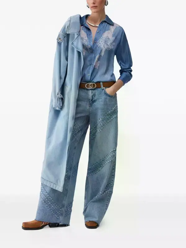 Liu Jo Digital-print Shirt - Blue