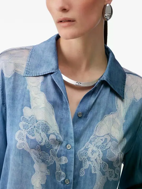 Liu Jo Digital-print Shirt - Blue