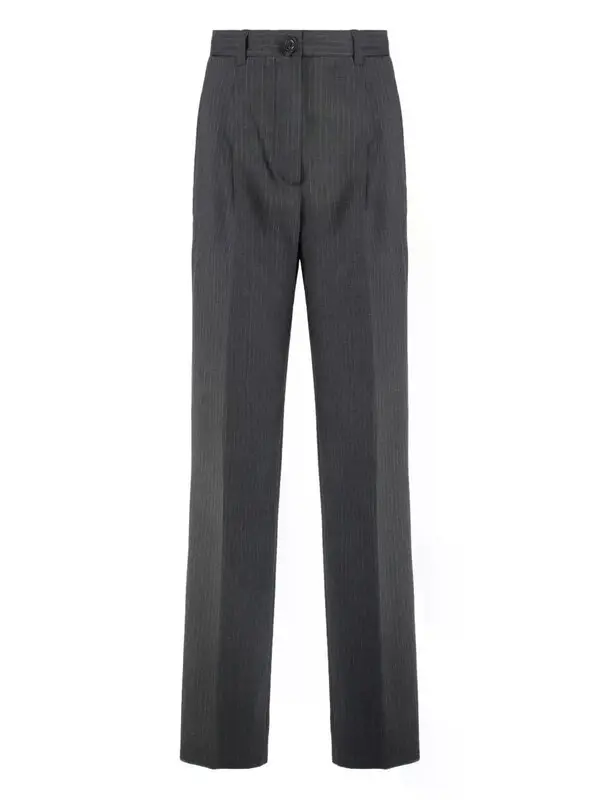Max Mara Salsa Wool Trousers - Grey