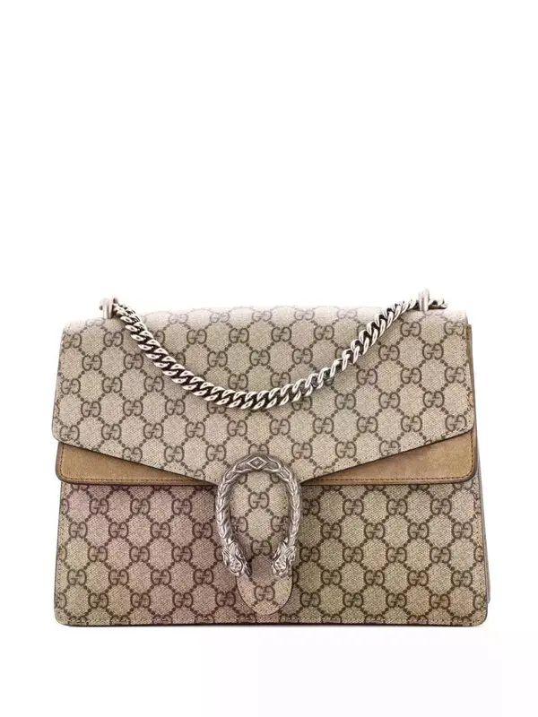 Gucci Dionysus Bag Gg Coated Canvas Medium Shoulder Bag - Brown