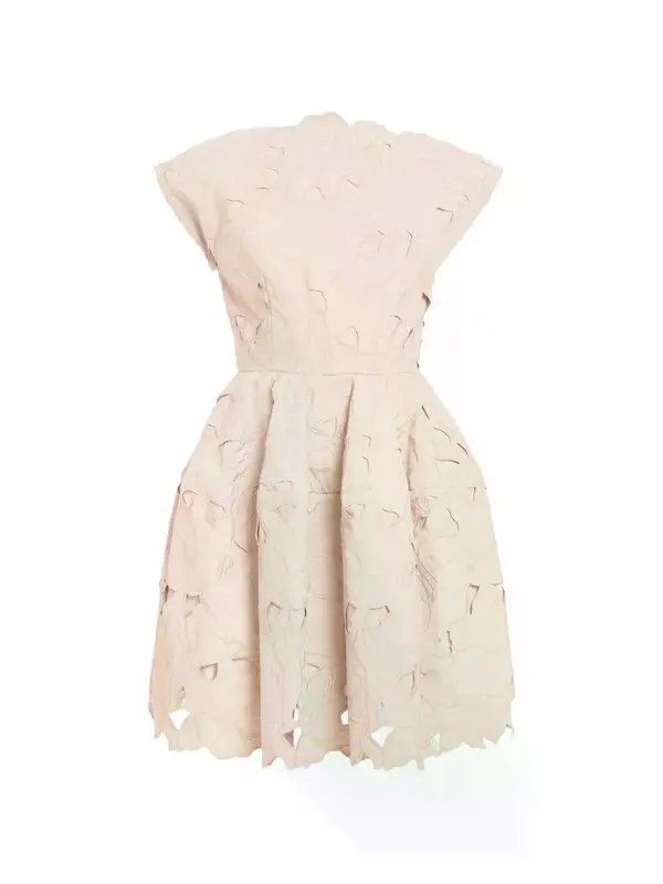 Erdem Cutwork A-line Dress - Pink