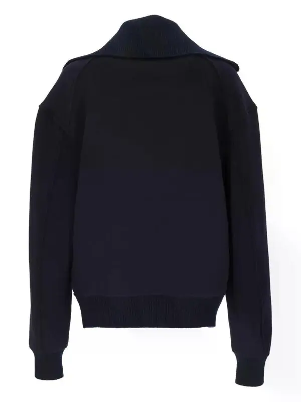 JIL SANDER Turtleneck Zip-up Sweater