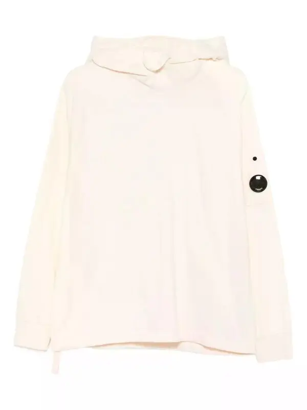 C.P. COMPANY Lens-detail Hoodie - Neutrals