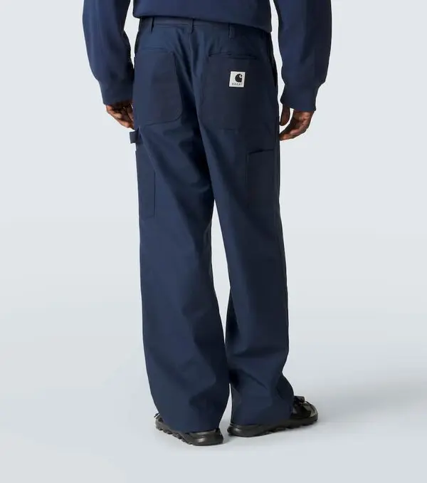 Sacai Belted Wide-leg Trousers