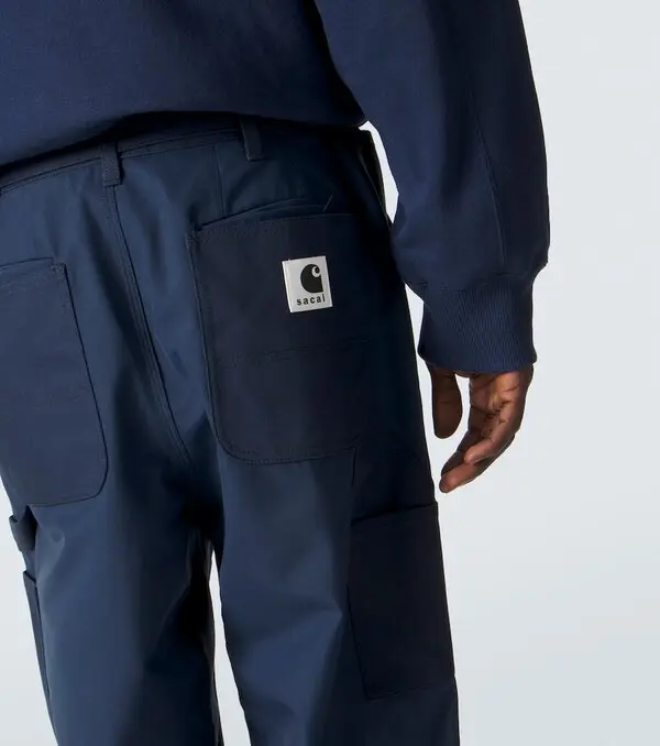 Sacai Belted Wide-leg Trousers