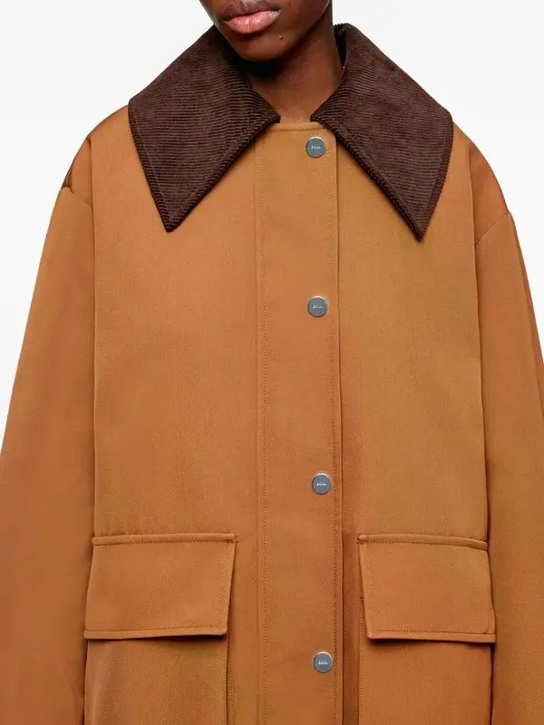 GANNI Patch-pocket Corduroy-collar Jacket