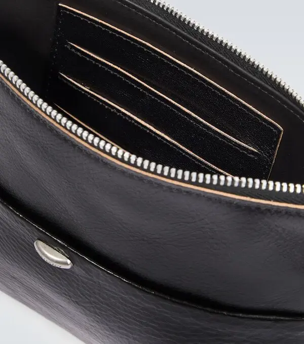 Our Legacy Supporter Leather Pouch With Strap