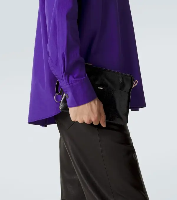 Our Legacy Supporter Leather Pouch With Strap