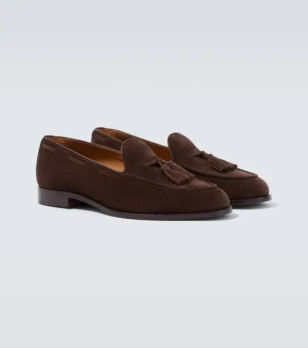 Loro Piana Suede Leather Loafers