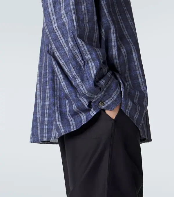 Our Legacy Borrowed Checked Cotton Shirt