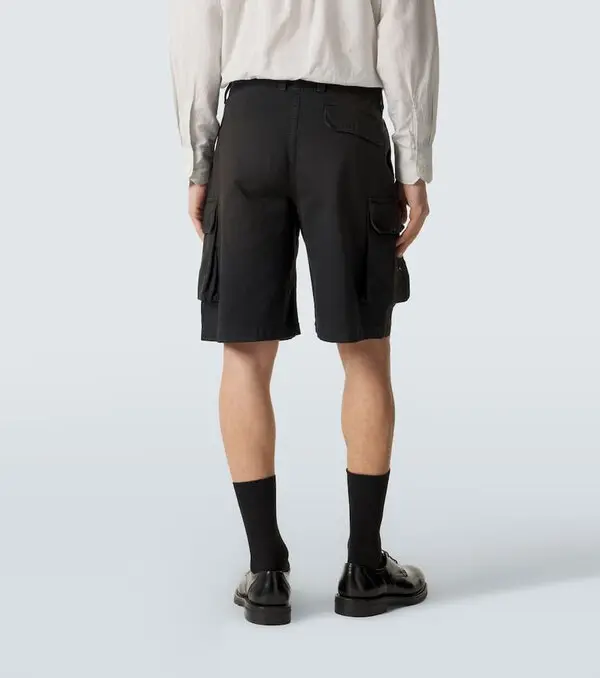 Our Legacy Mount Herringbone Cotton Cargo Shorts