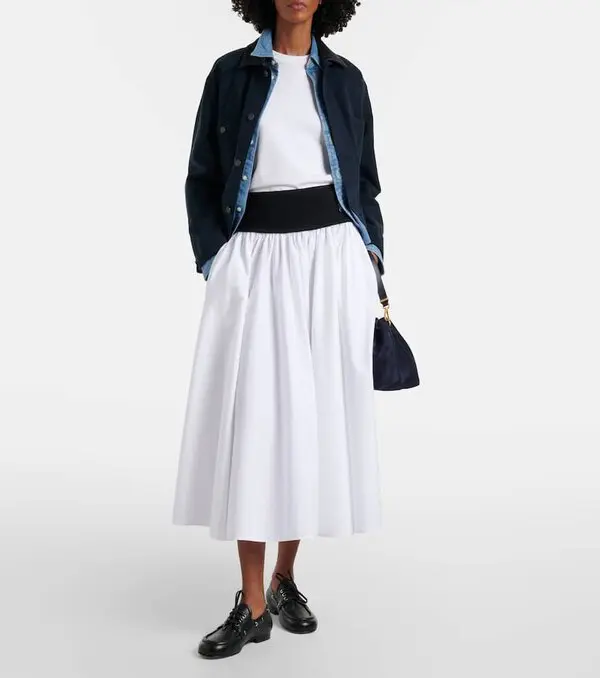 Polo Ralph Lauren Paneled Midi Skirt