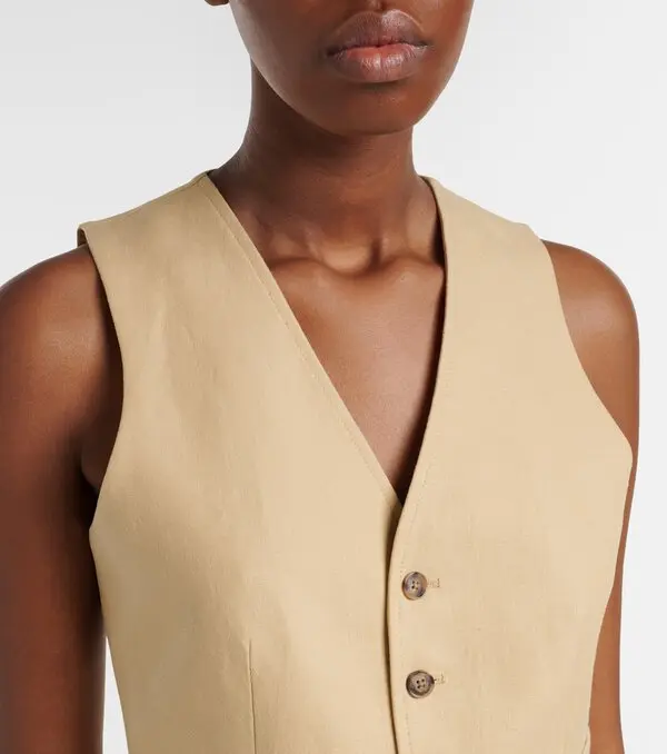 Polo Ralph Lauren Cotton Waistcoat - Beige