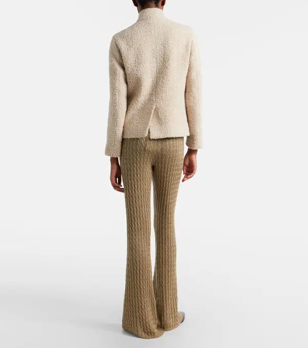 Loro Piana Cashmere-blend Flared Trousers