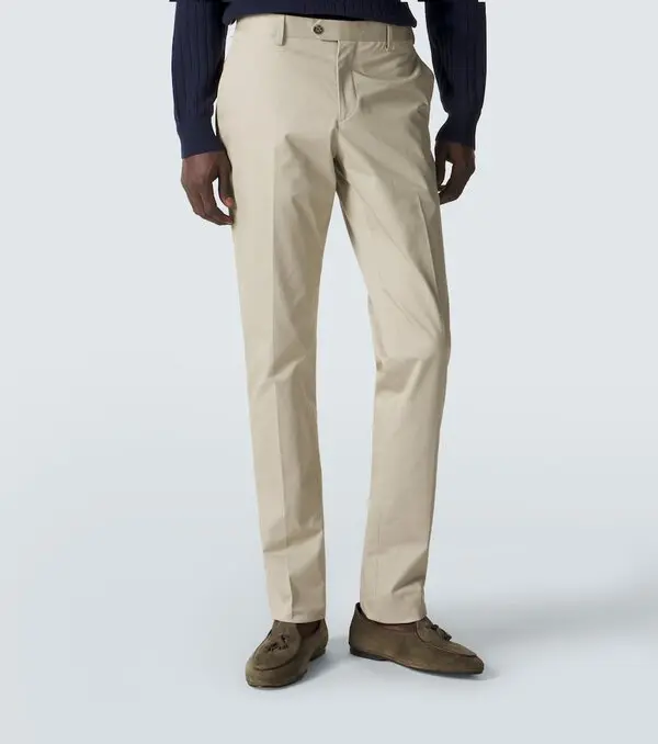 LARDINI Cotton Chinos - Beige