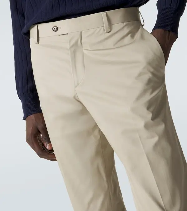 LARDINI Cotton Chinos - Beige