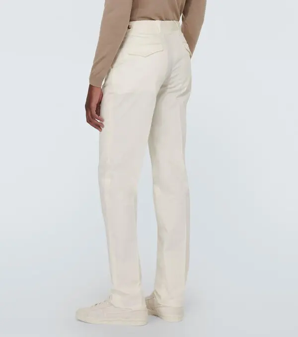 LARDINI Cotton Chinos - White