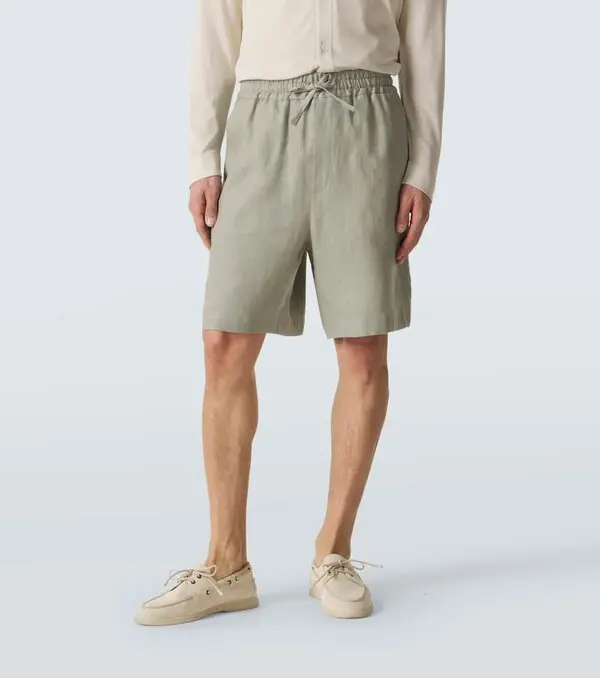 LARDINI Linen Shorts