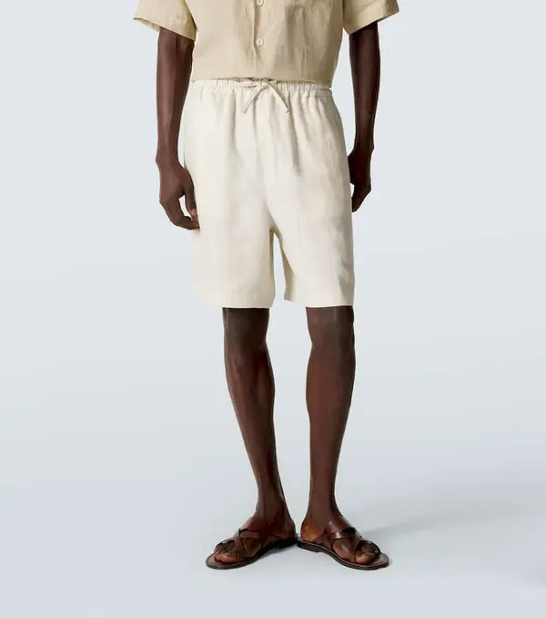 LARDINI Linen Shorts