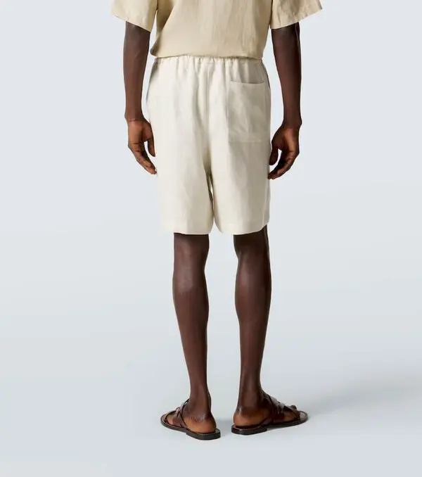 LARDINI Linen Shorts