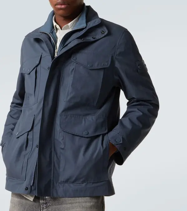 Stone Island Compass Cotton Canvas Field Jacket