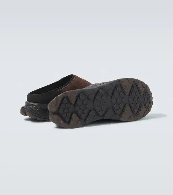 Hoka One One Ora Primo Ext Suede Mules - Brown