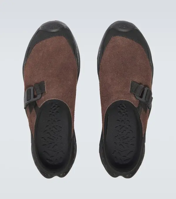 Hoka One One Ora Primo Ext Suede Mules - Brown
