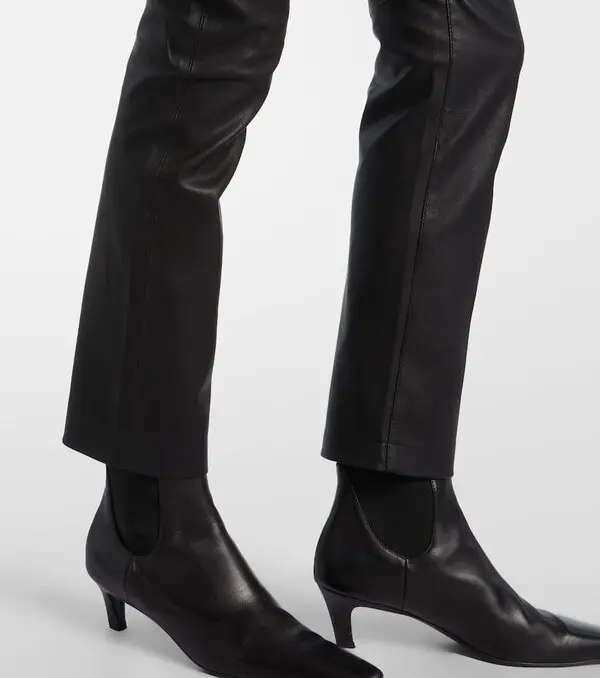 Ag Mari Leather Skinny Pants