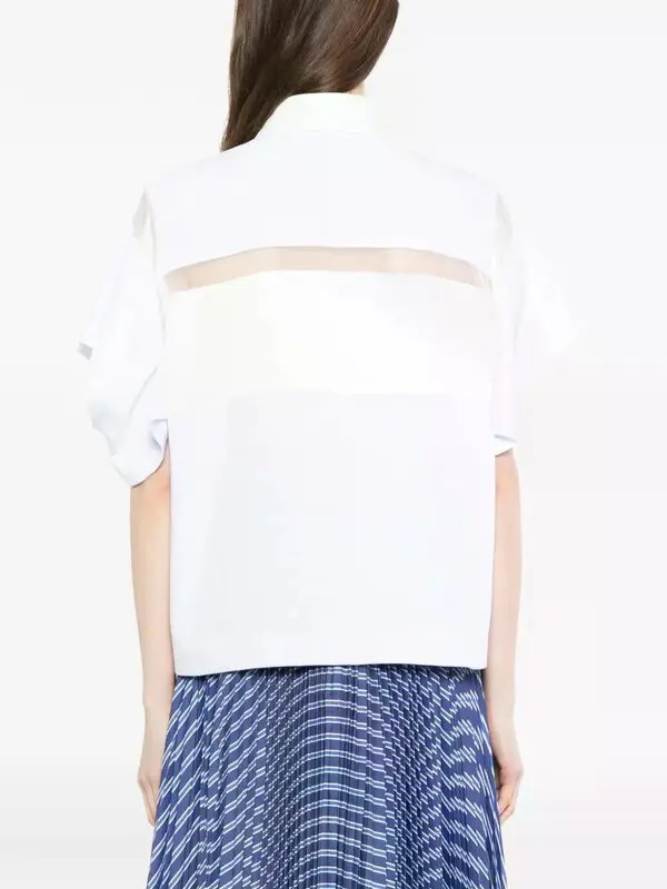 Sacai Sheer Panel Shirt