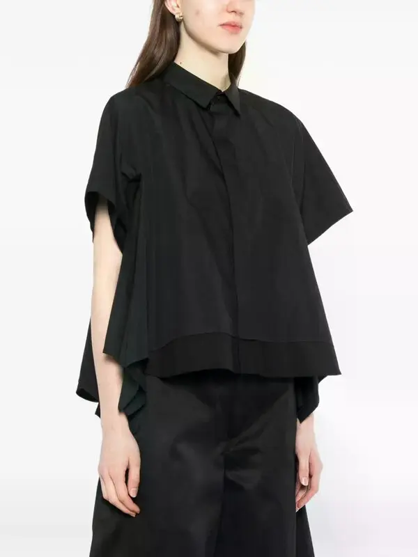 Sacai Flared Asymmetric Hem Shirt