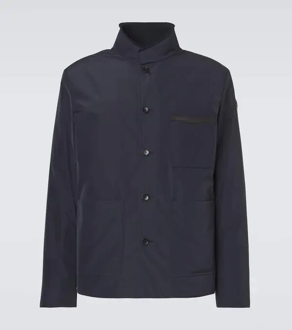 Moncler Westerlies Down Overshirt - Blue