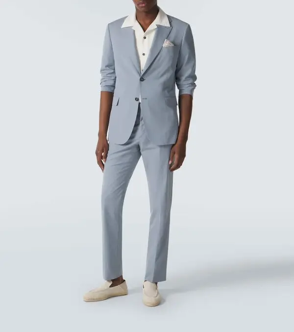 Brioni Trevi Cotton And Silk-blend Suit