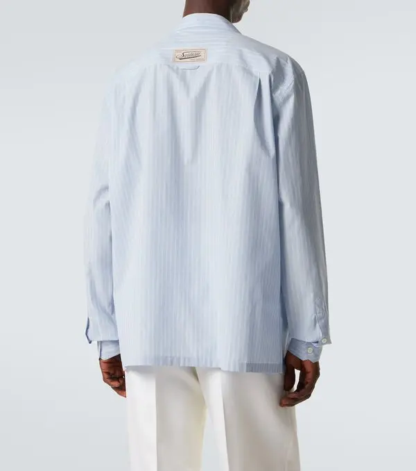 Dolce & Gabbana Martini Striped Cotton Shirt