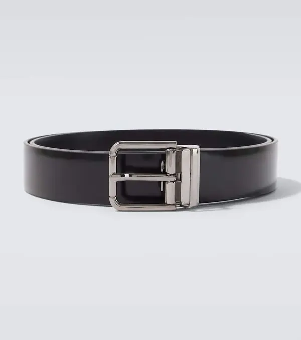 Dolce & Gabbana Leather Belt - Black