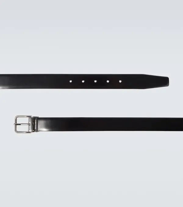 Dolce & Gabbana Leather Belt - Black