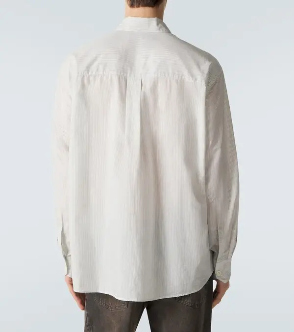 Our Legacy Above Striped Cotton-blend Shirt