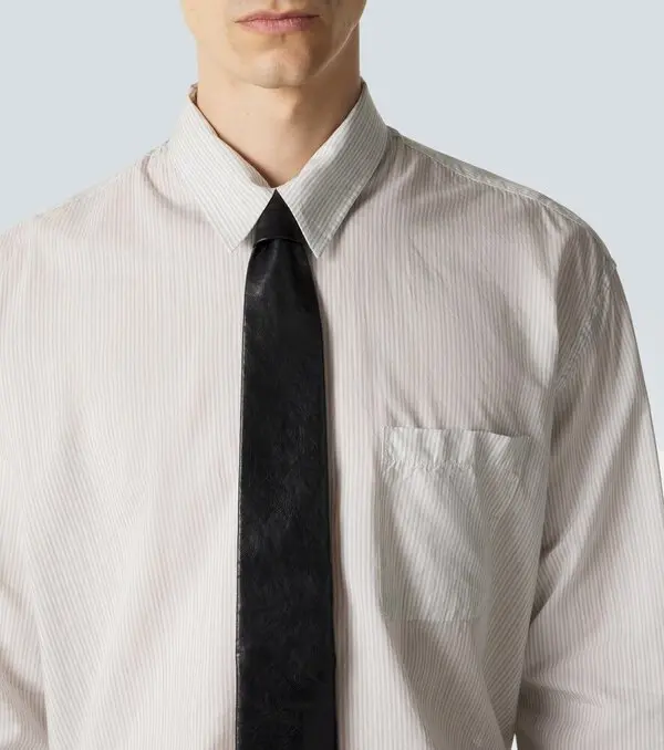 Our Legacy Above Striped Cotton-blend Shirt