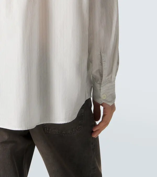 Our Legacy Above Striped Cotton-blend Shirt