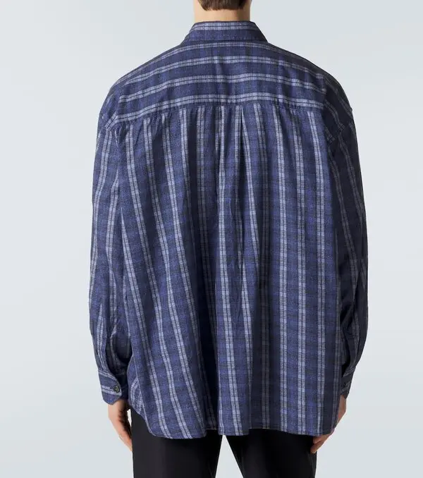 Our Legacy Borrowed Checked Cotton Shirt